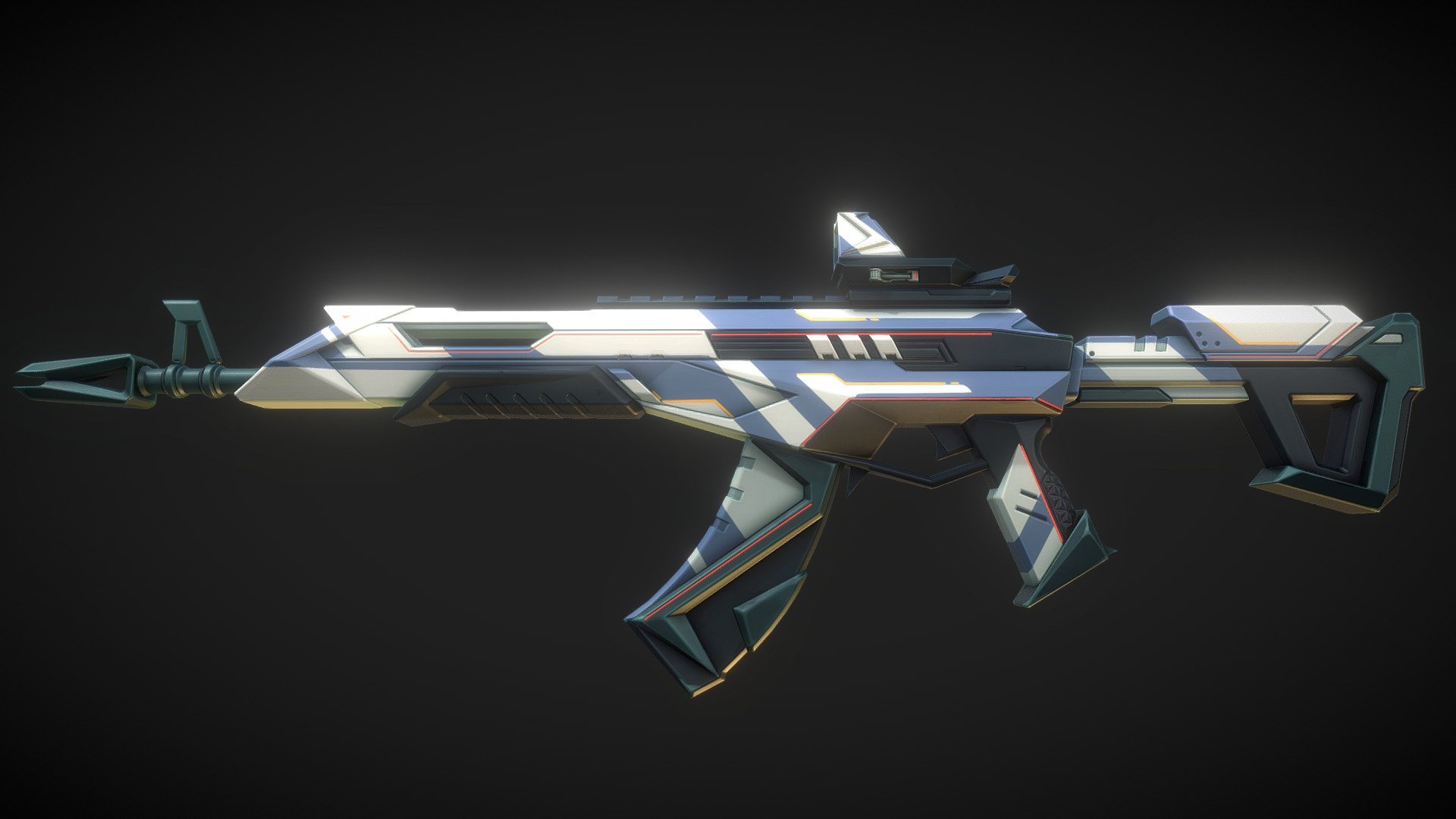 Assault Rifle #7 - Buy Royalty Free 3D model by Luke Huie (@luke.huie ...