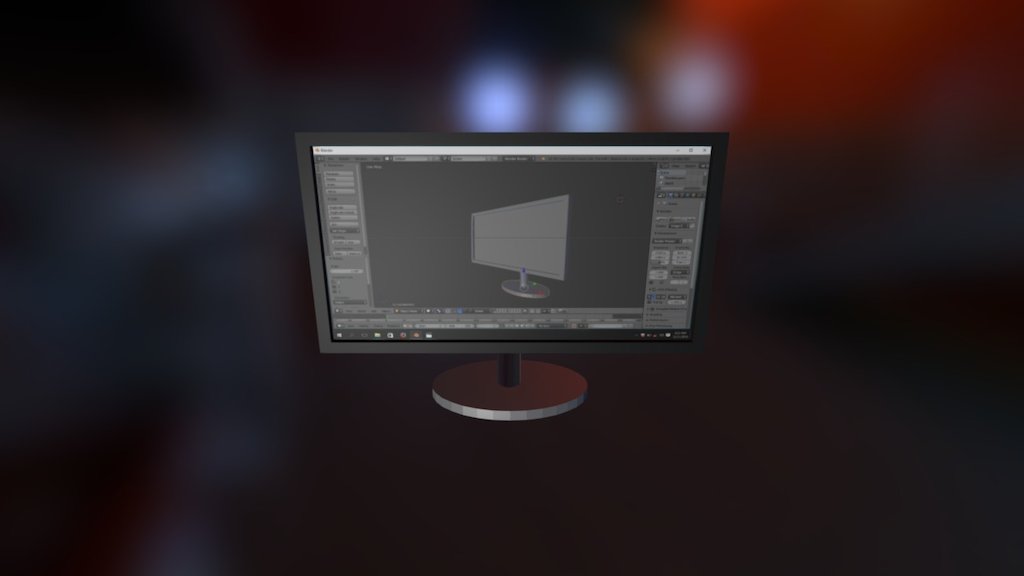 Monitor Flat - 3D model by sapto [85153c3] - Sketchfab
