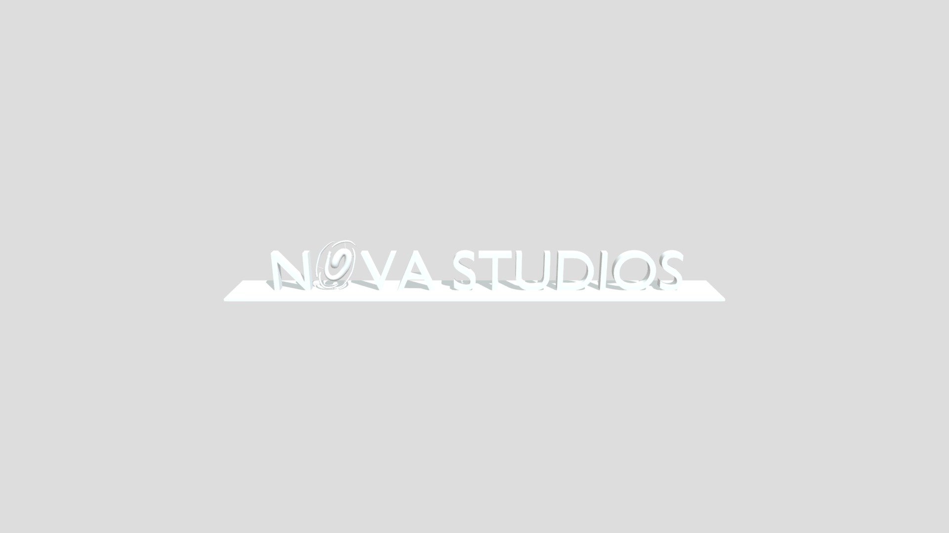 Novastudio Logo3d - 3D model by swaakzaam [85153e6] - Sketchfab