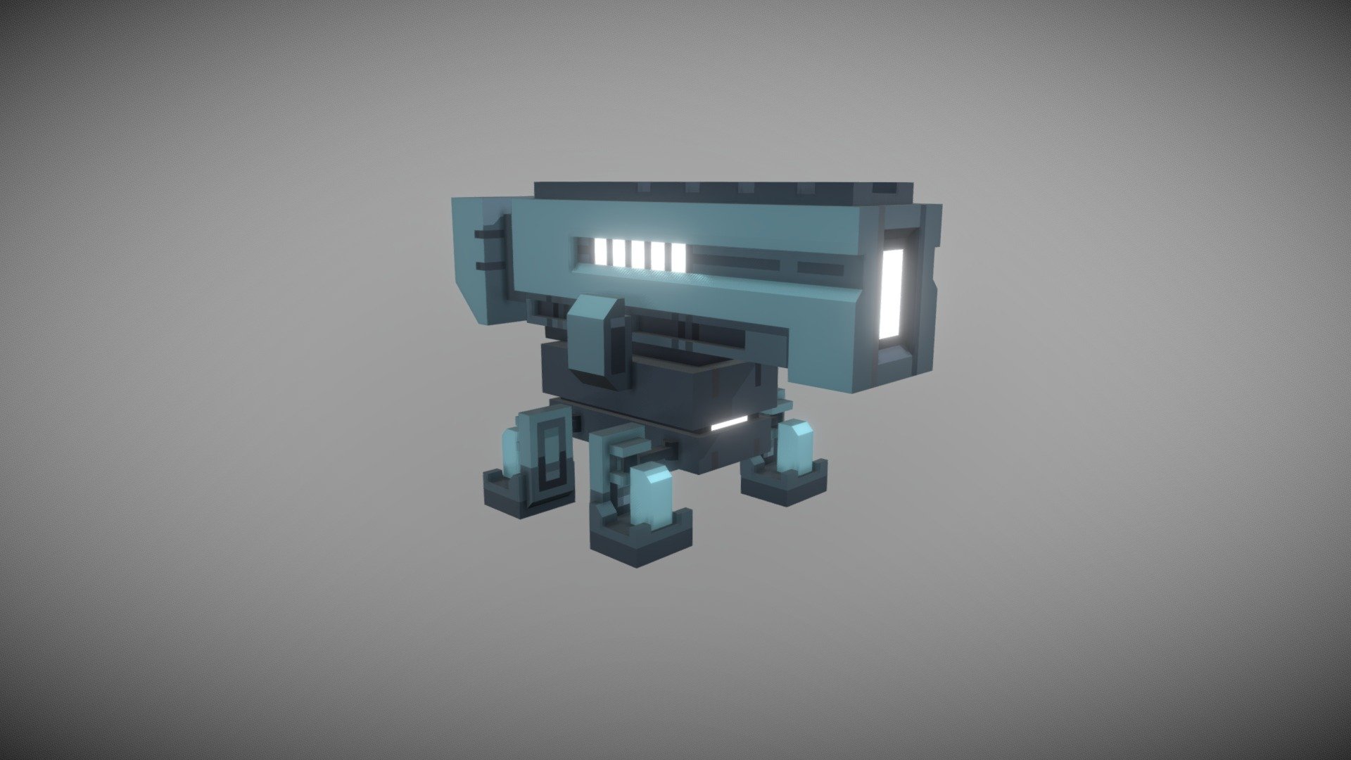 Orbital Bullet: Laser Shooting Crawler - 3D model by BlueWyvern ...