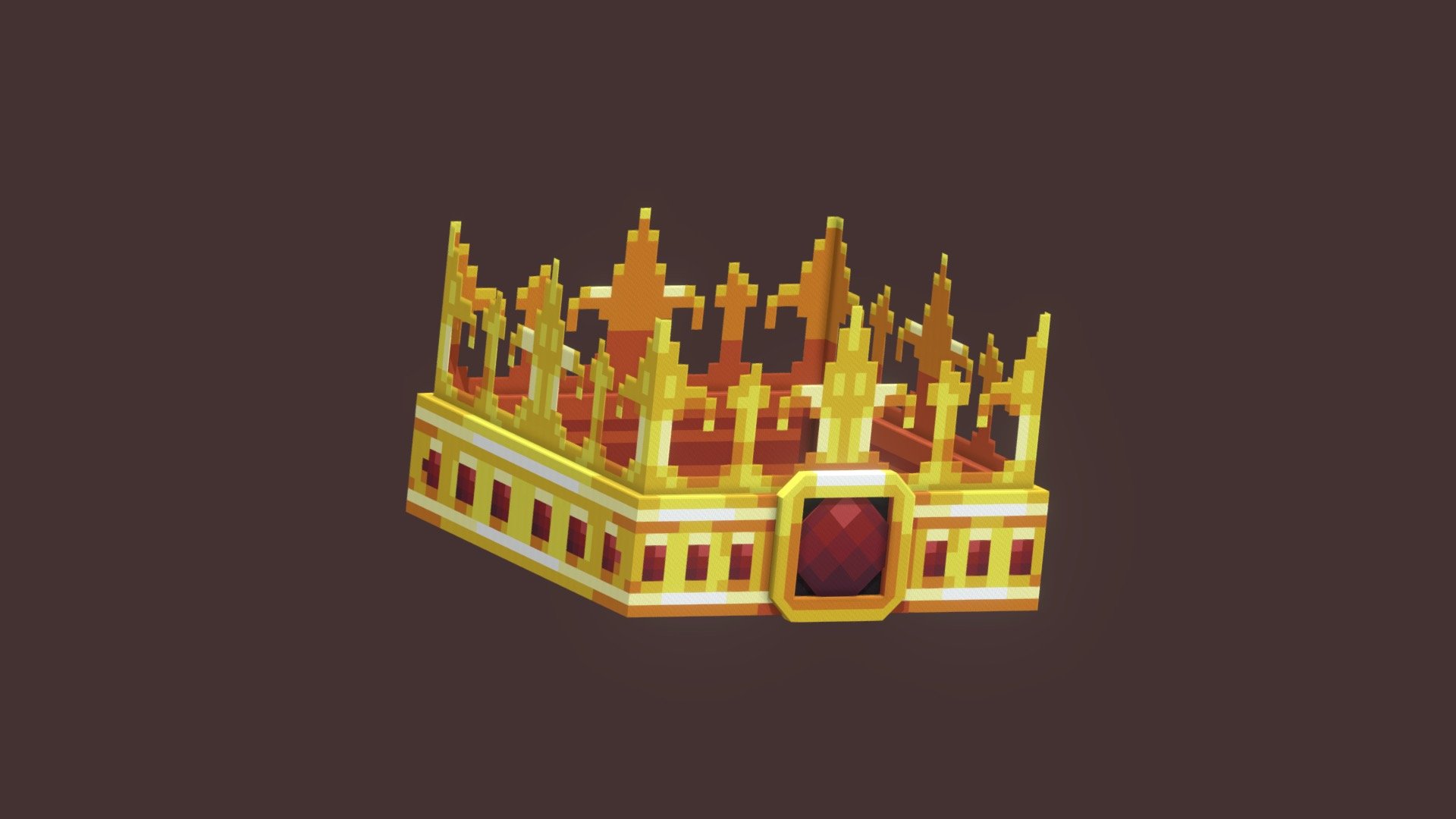 Gem Crown - 3D model by Kayata [8516386] - Sketchfab