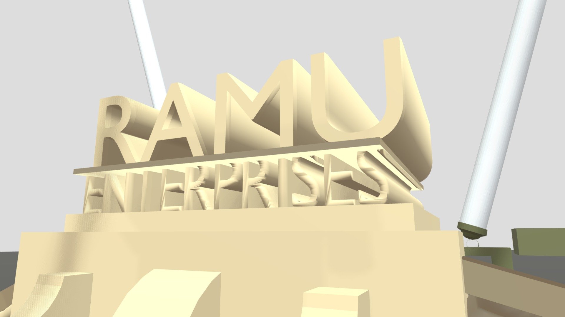 Ramu Enterprises Logo 2000 Remake (FIXED) - Download Free 3D model by ...