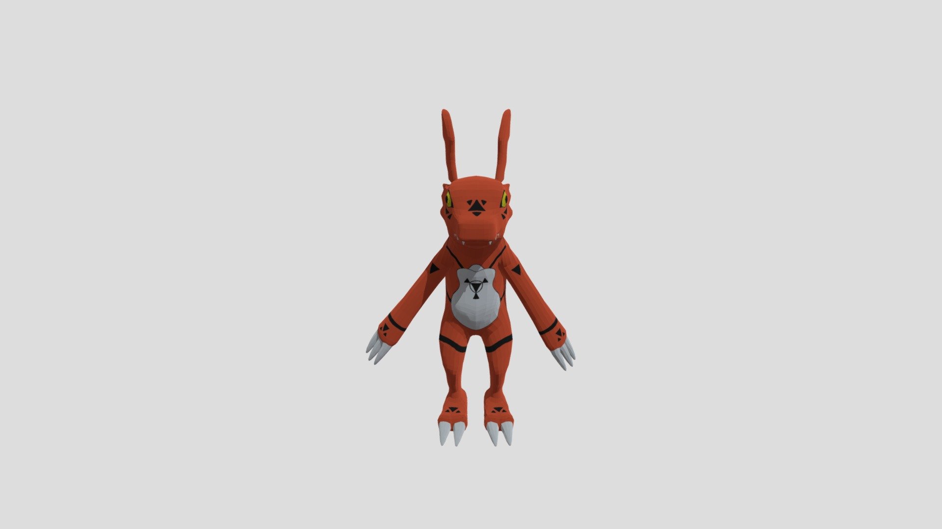Guilmon - 3D model by Alethor55 [851882f] - Sketchfab