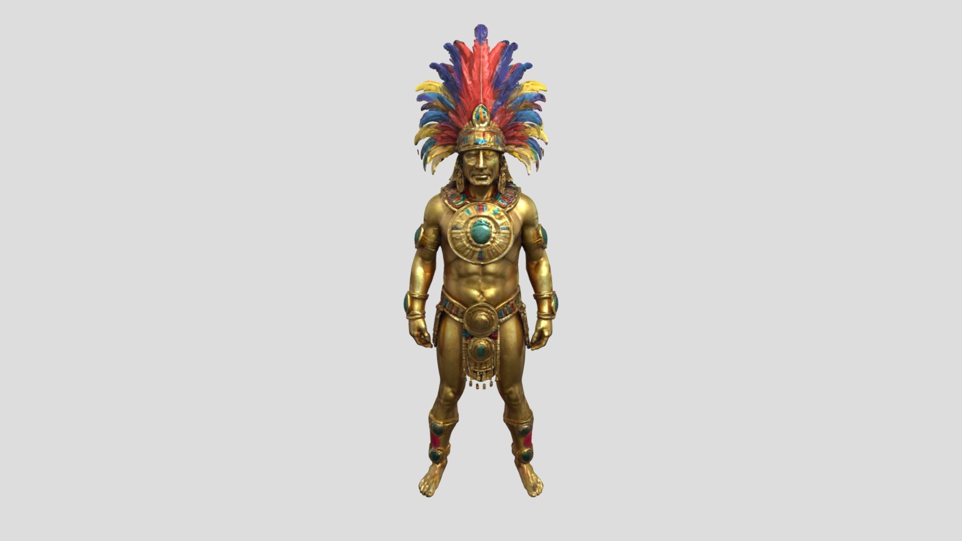 Aztec Warrior - 3D model by ramalcas1 [8519849] - Sketchfab