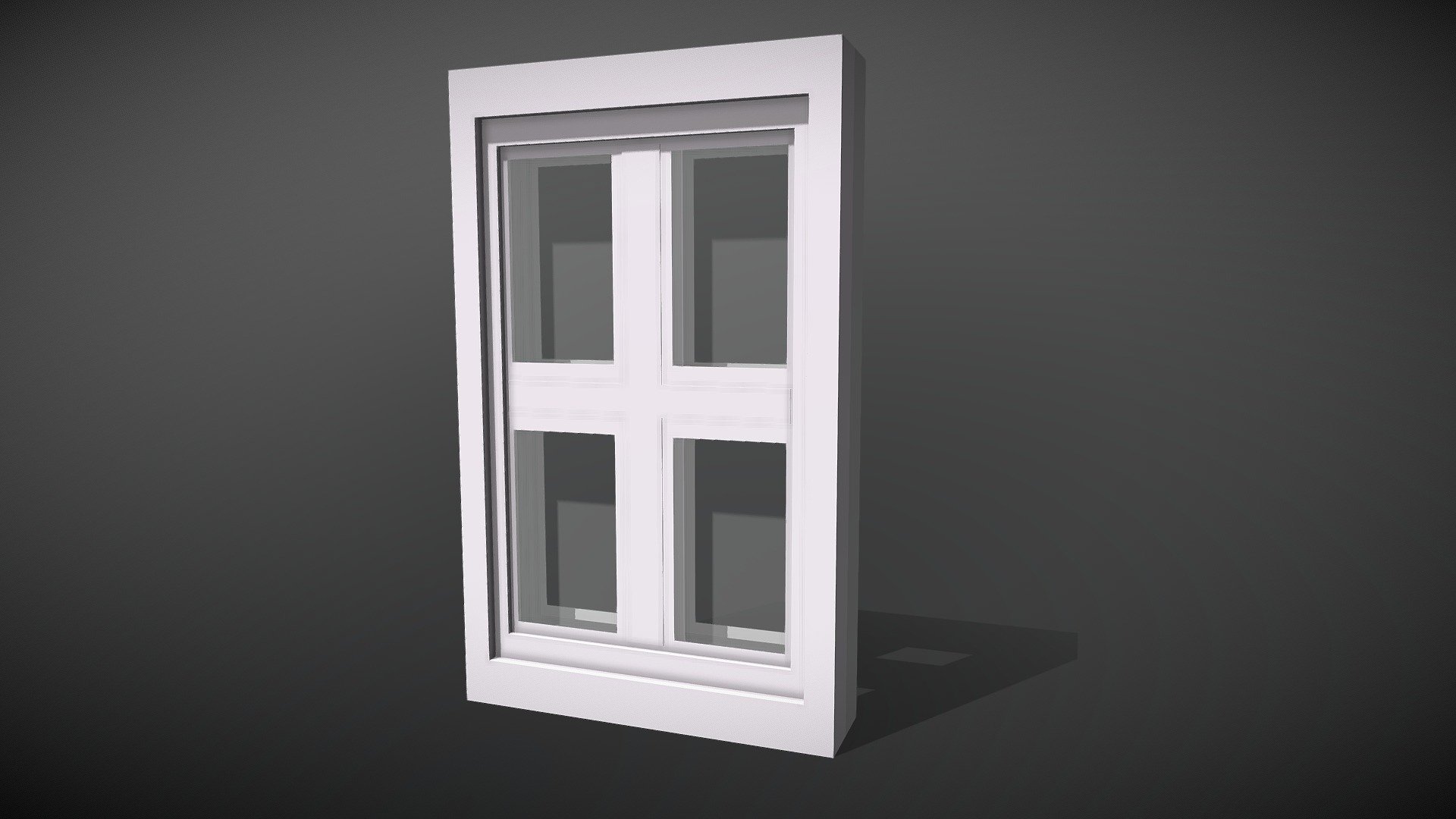 Classic window - 3D model by rob1nzzz [851bd92] - Sketchfab