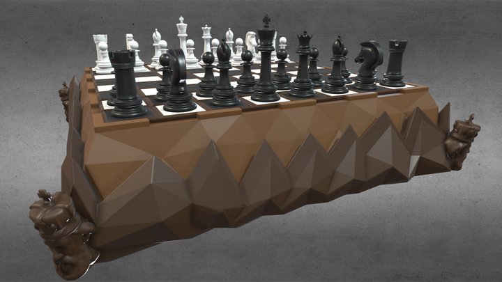 Chess 3D models - Sketchfab