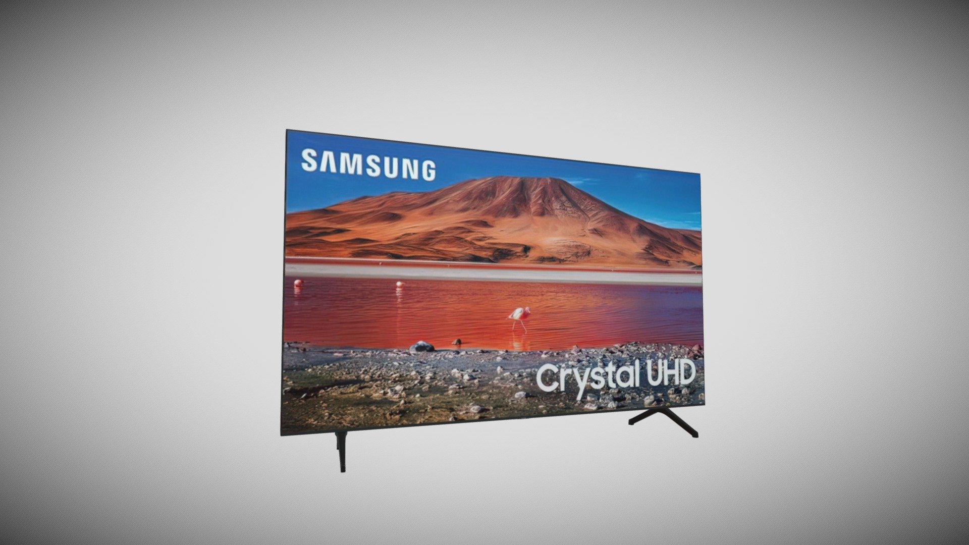 SAMSUNG CRYSTAL UHD TV - 3D model by Nik (@n4_nik) [851dfc1] - Sketchfab