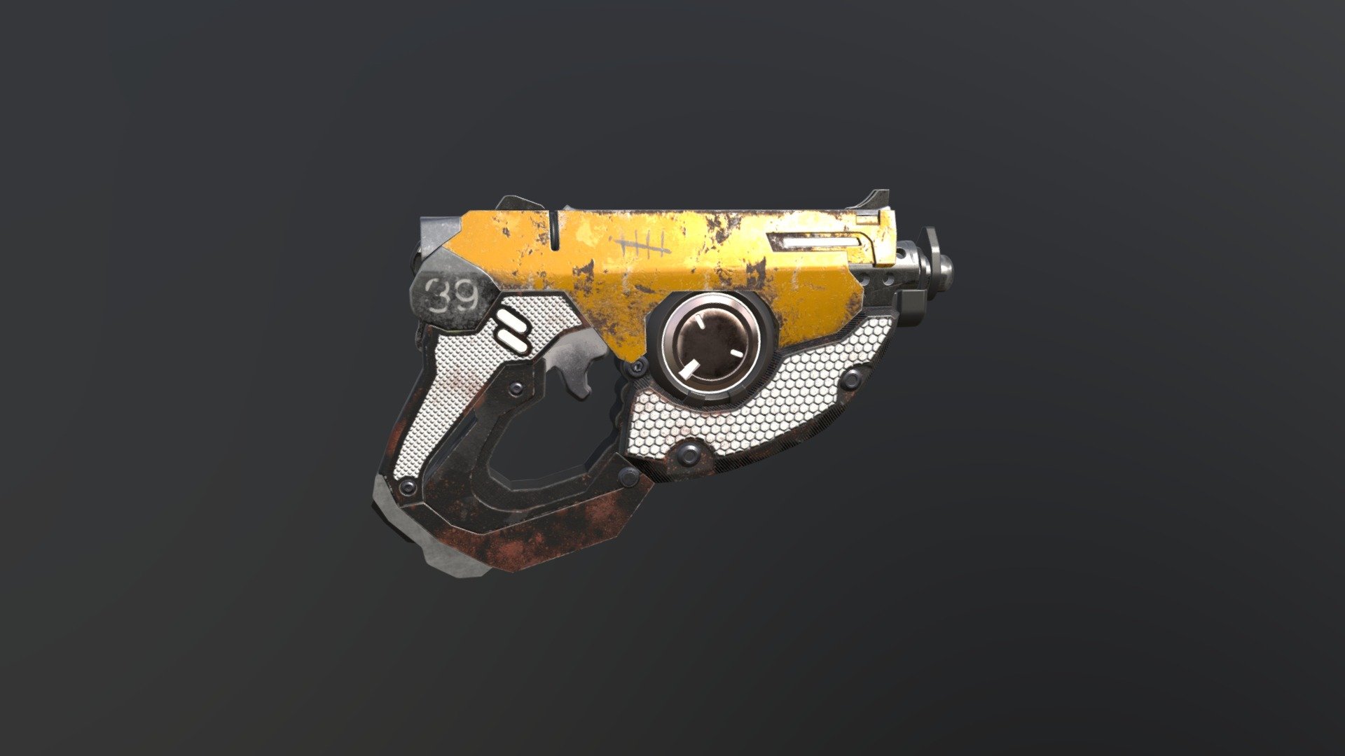 Tracer gun from the game Overwatch - 3D model by Timothy Dubois ...