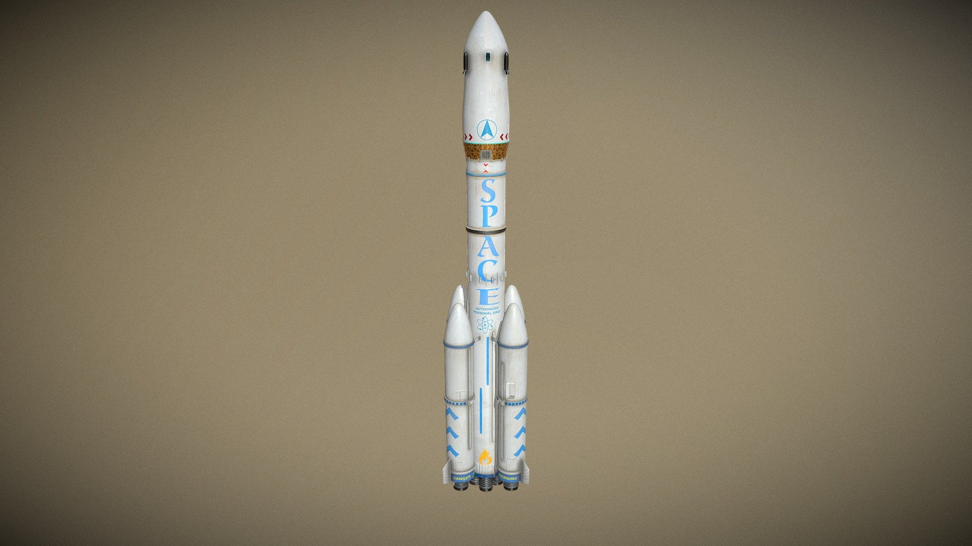 Rocket - 3D model by chinabazooka [851f49b] - Sketchfab