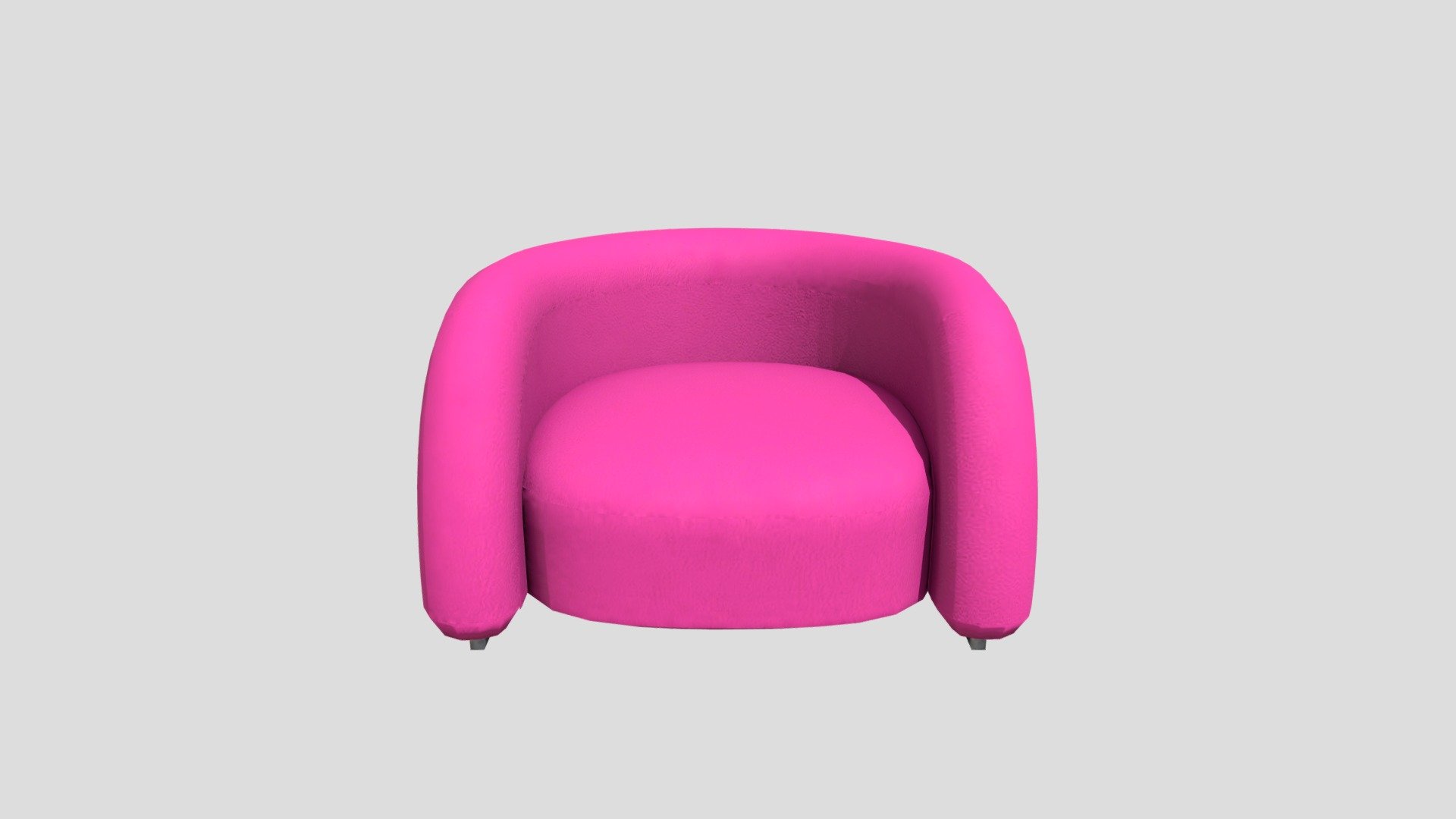 pink_armchair - Download Free 3D model by kidakai12 [8520729] - Sketchfab