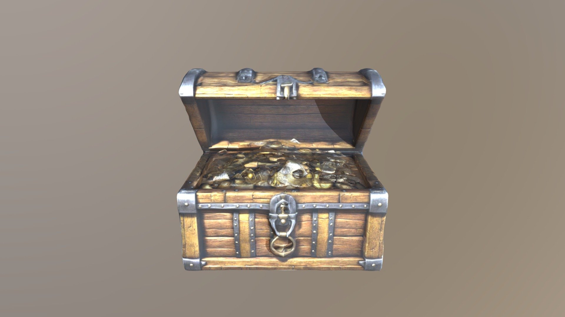Medieval Treasure Chest - Openable Game Asset - 3D model by ahmetcuru26 ...