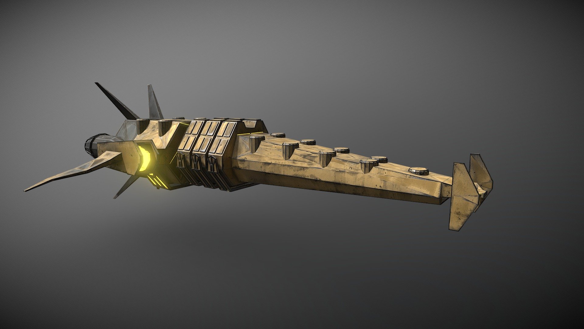Gunship - 3D model by mohamedhussien [8520b78] - Sketchfab