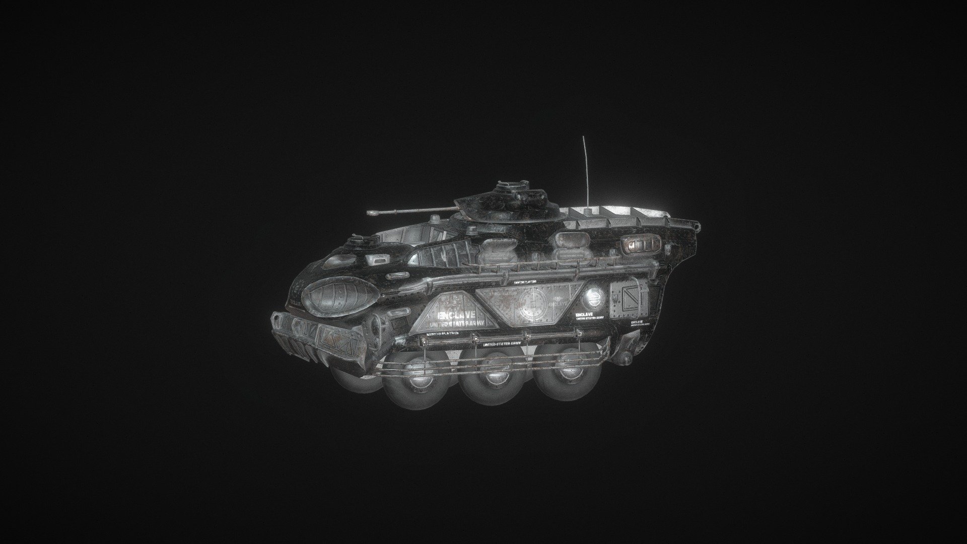 Fallout APC Enclave Paintjob - 3D model by Artycular [85210f9] - Sketchfab