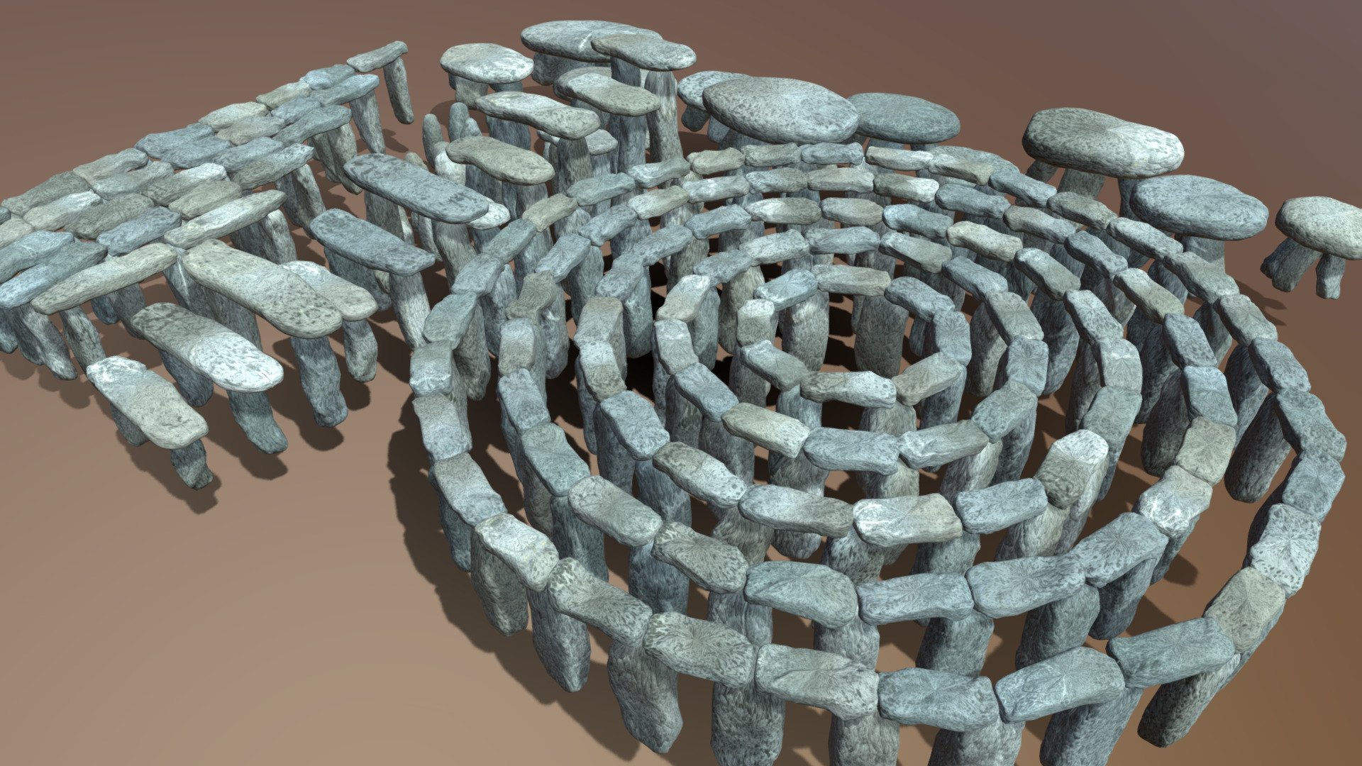 Megalithic Monuments Pack (dark, high-Poly) - Buy Royalty Free 3D model ...