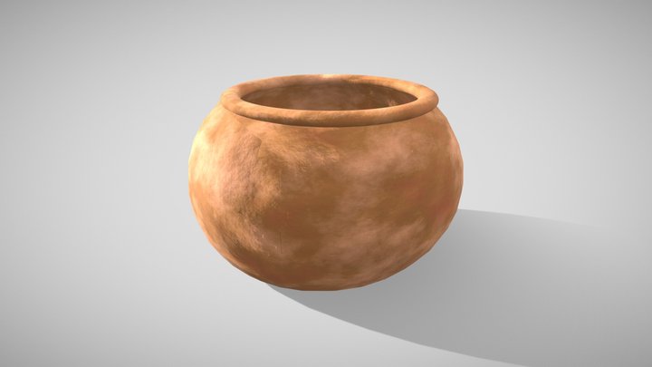 Clay-pot 3D models - Sketchfab