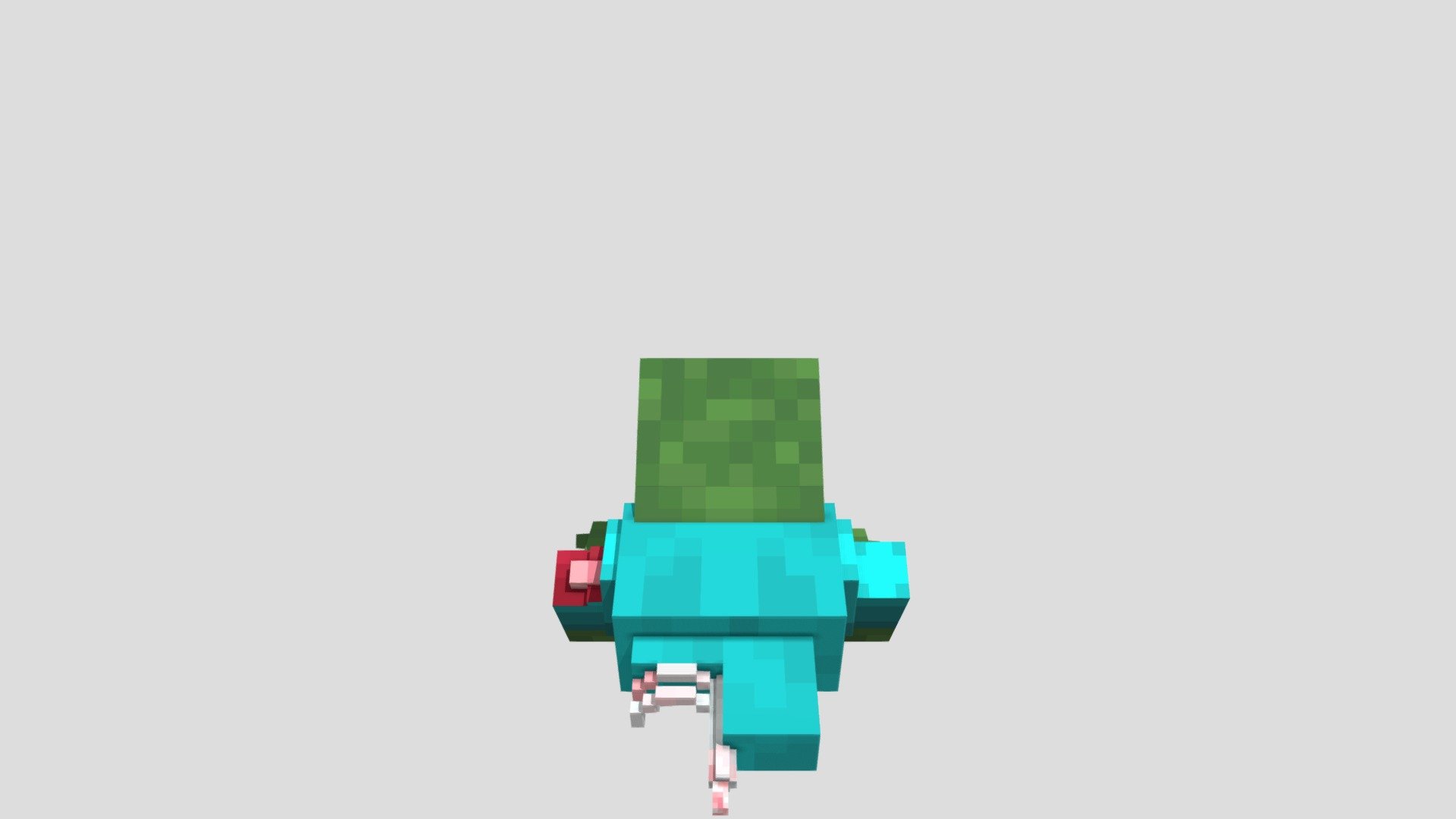 Half Zombie - 3D model by N0do_Prods [8525499] - Sketchfab