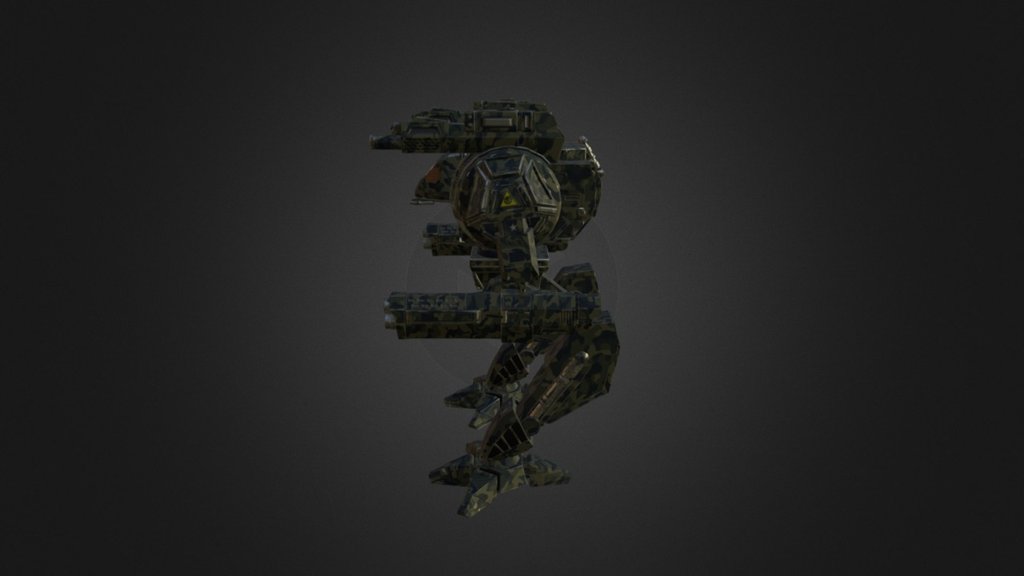 Blood ASP Mech_02 - 3D model by paunes [8526697] - Sketchfab