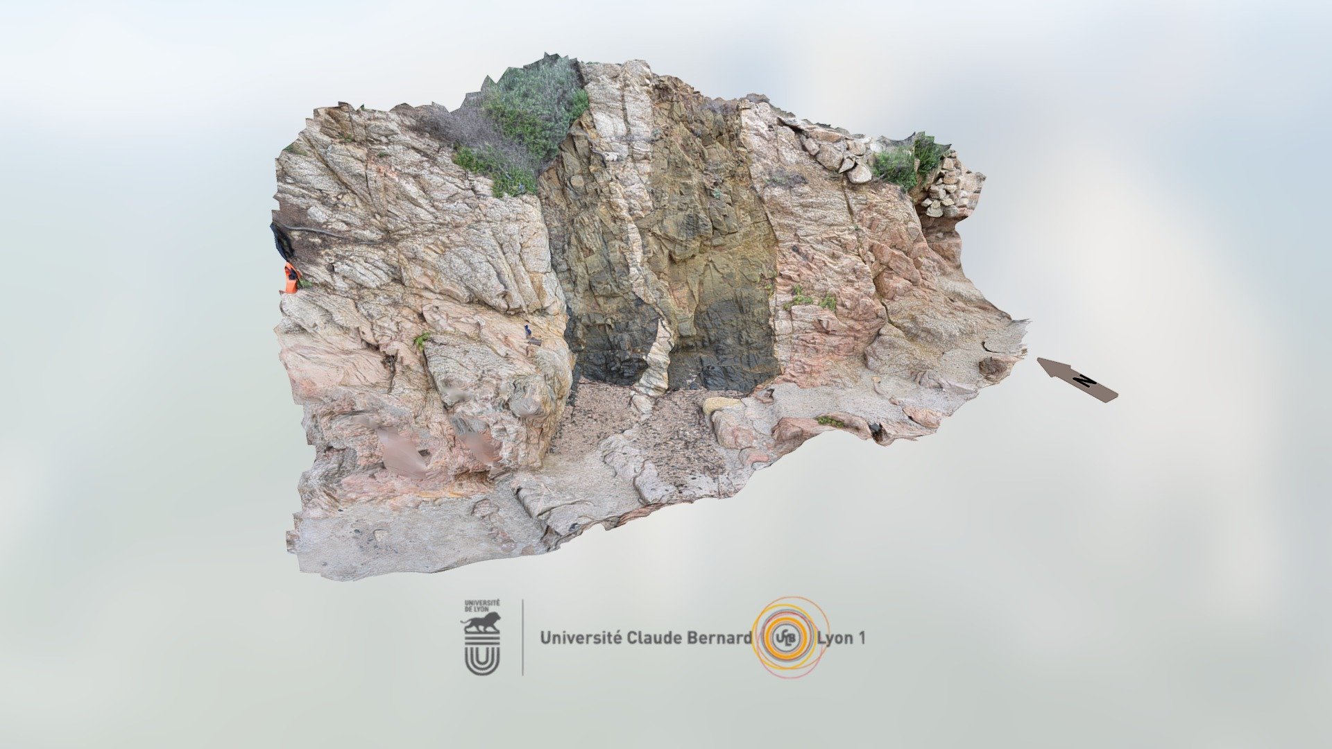 Corsican igneous rocks - 3D model by OSU_Lyon1 [85274eb] - Sketchfab