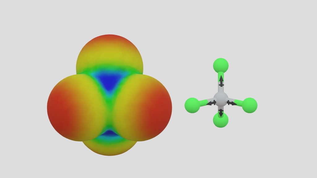 Electrostatic potential maps - A 3D model collection by Vera4Art ...
