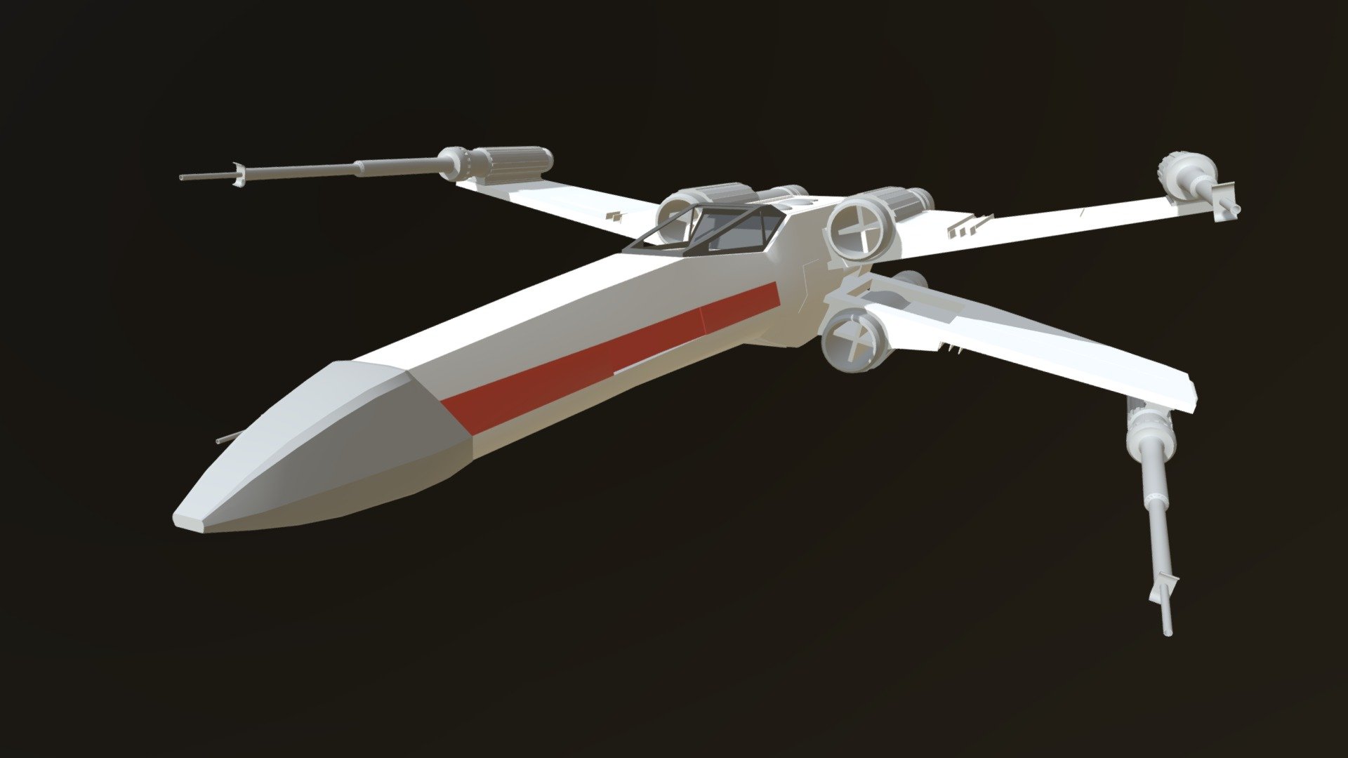 X- Wing - Download Free 3D model by Mattias.Lindblad [852b69b] - Sketchfab