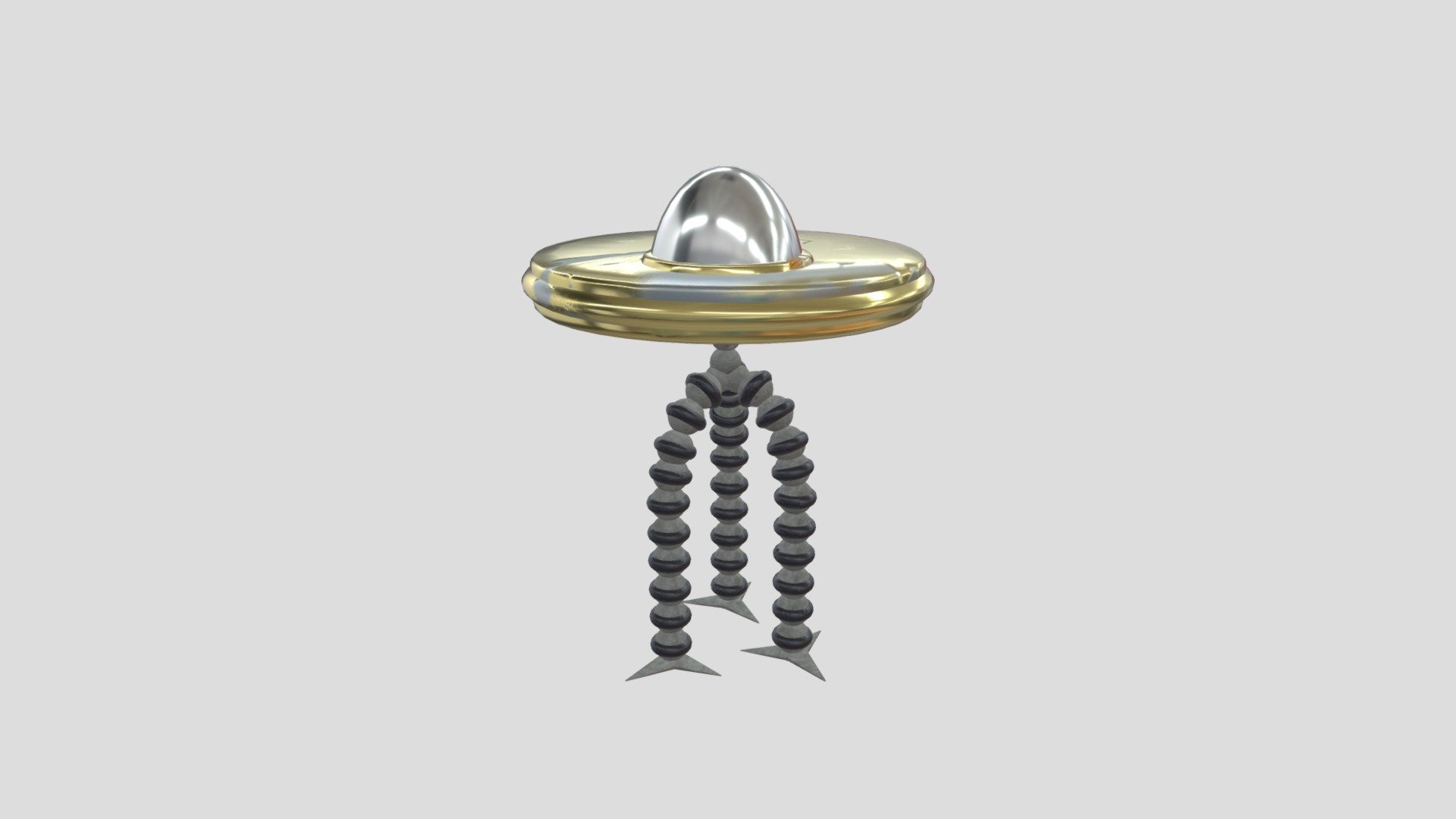 Alien Spaceship with Legs - 3D model by BCena [852d038] - Sketchfab
