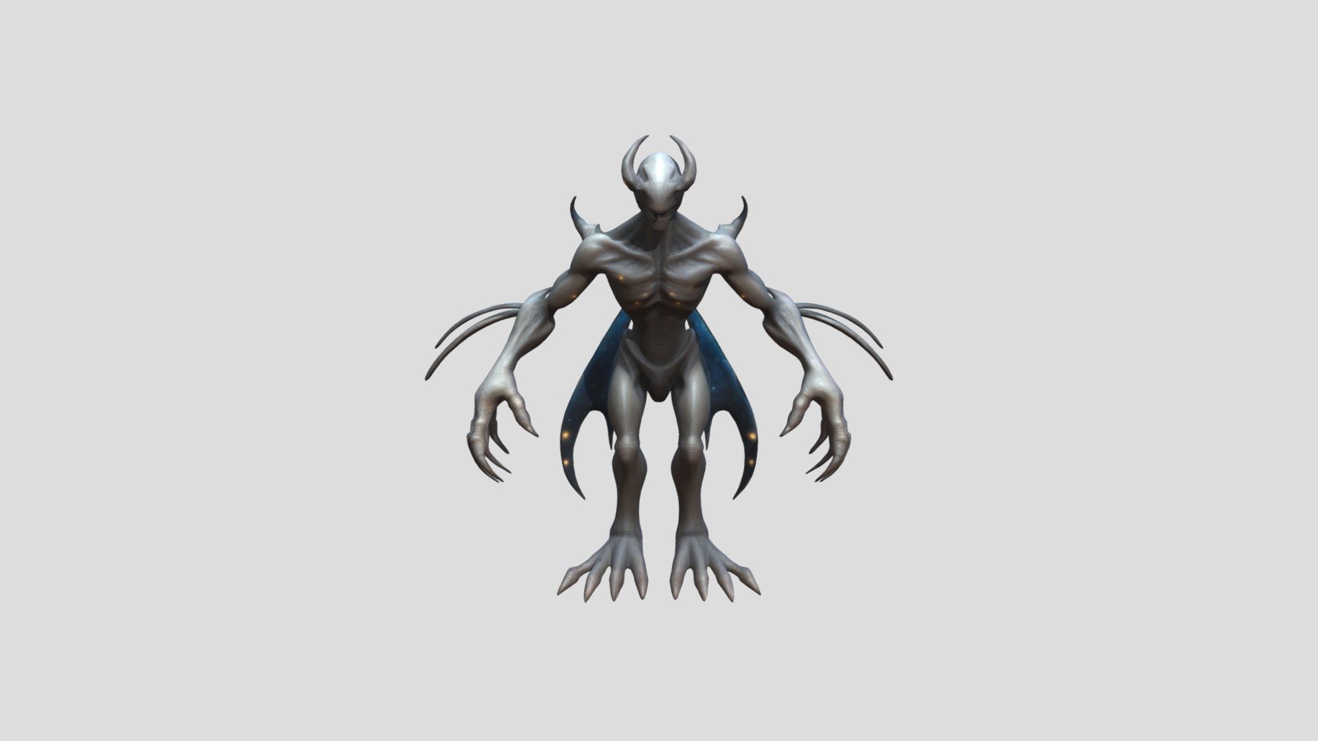 Cosmic alien - 3D model by yanivby12 [852e404] - Sketchfab