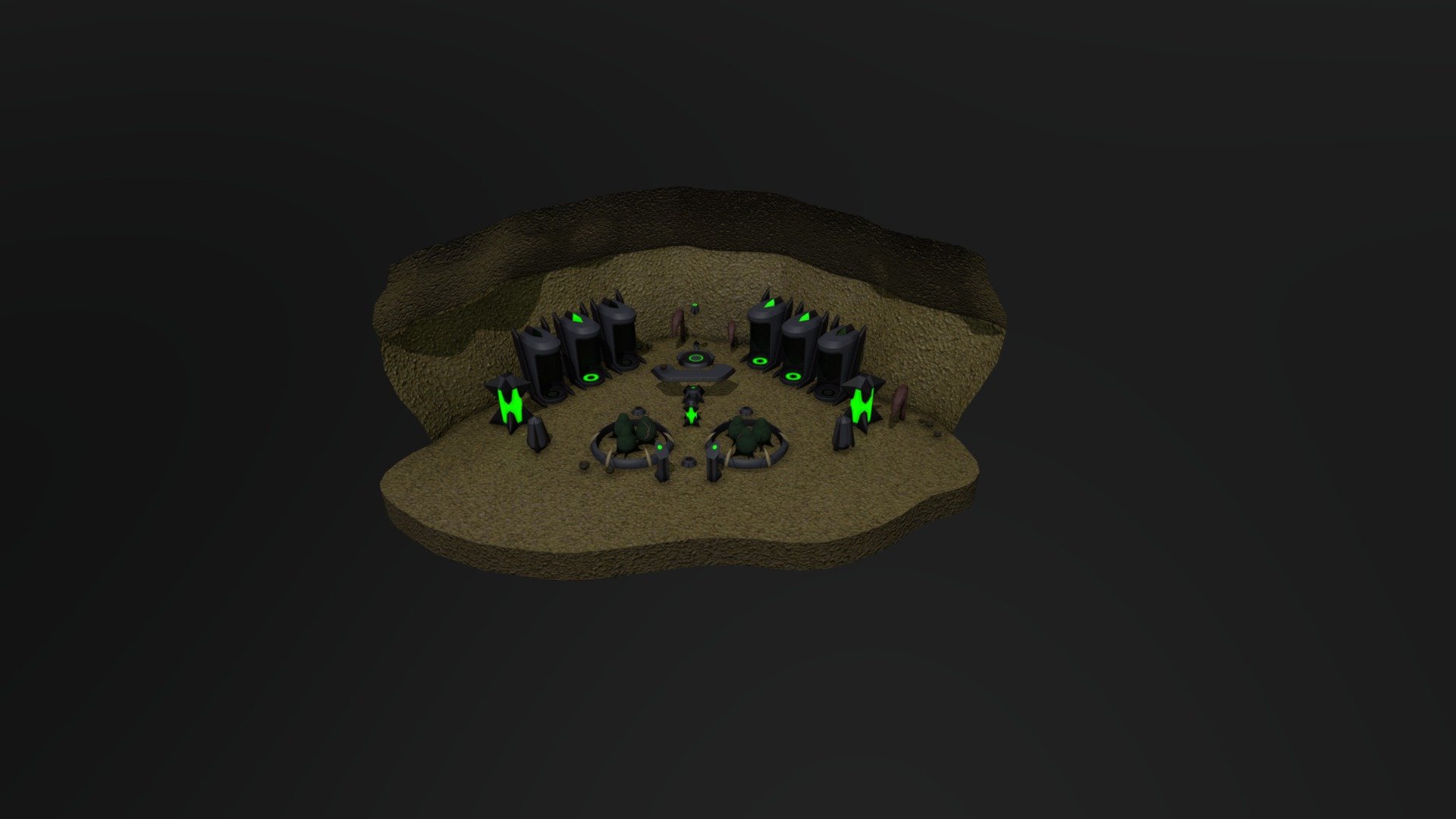 Alien Incubation Lab - 3D model by Mini_Legend_123 [852e6b5] - Sketchfab