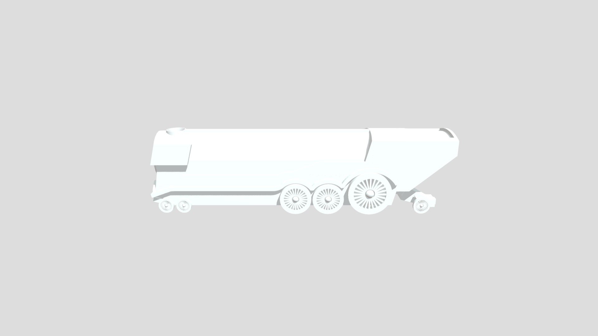 Old Loco train low poly - 3D model by the low-poly core (@ettore-Bug ...