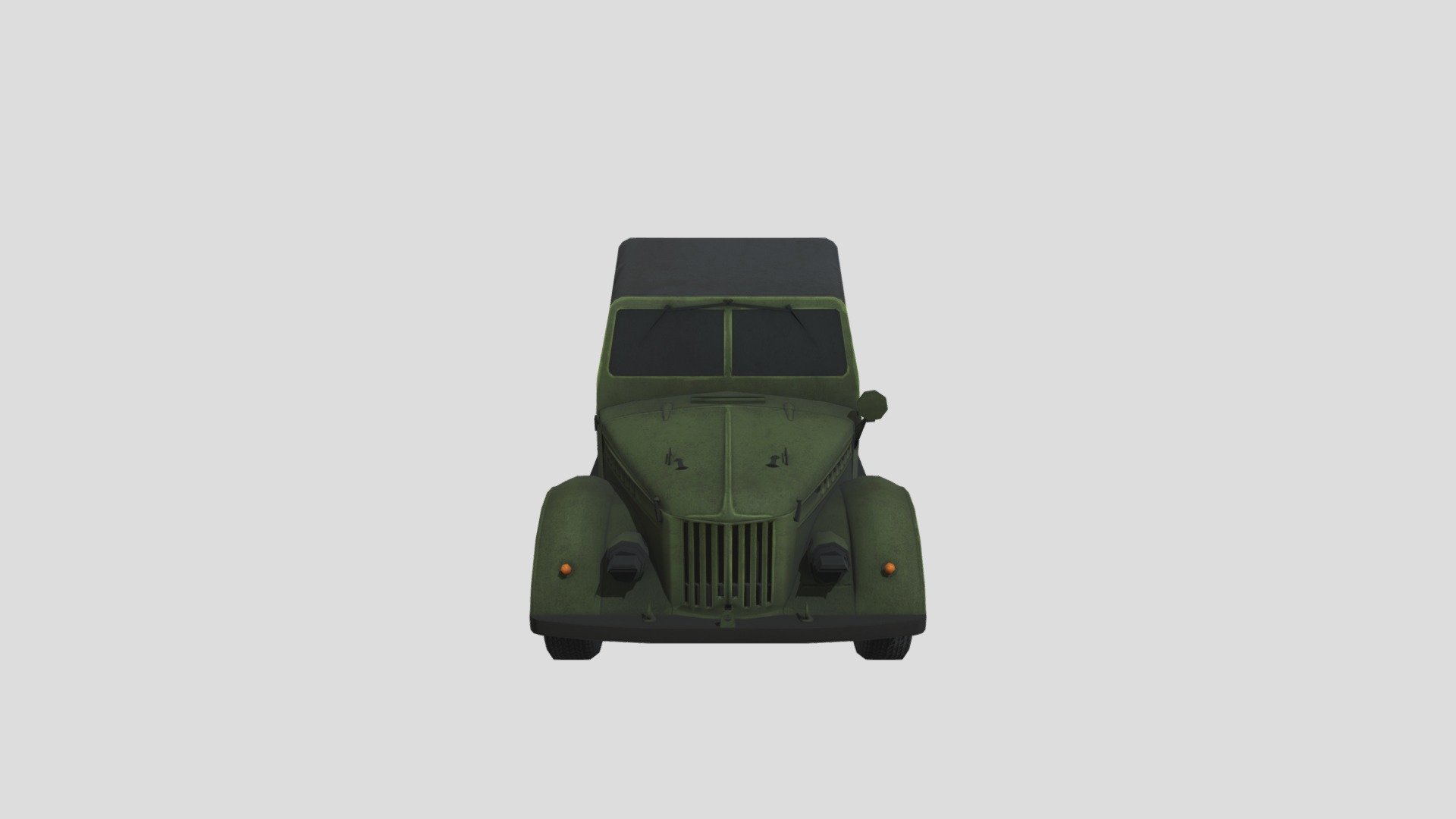 Military Combat Vehicle GAZ 69 - Download Free 3D model by Heisenberg ...