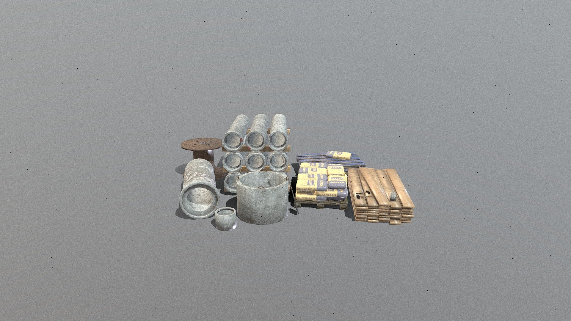 Konstruktions materialien 1 package 1 20240426 - Download Free 3D model ...