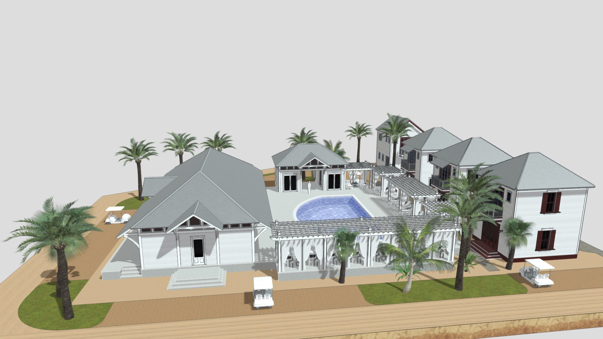Clubhouse - 3D model by RemaxBelize [8532f26] - Sketchfab