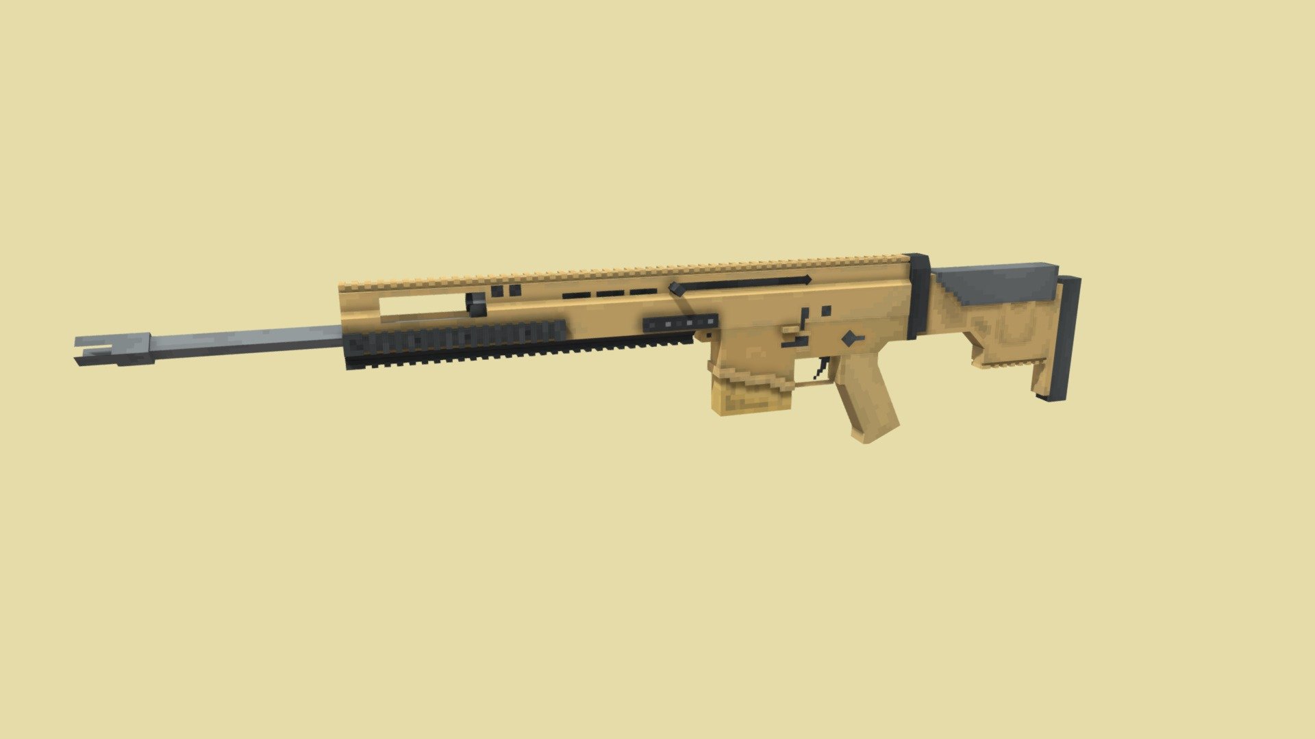 FN SCAR SSR - 3D model by Arkans [8533cbf] - Sketchfab