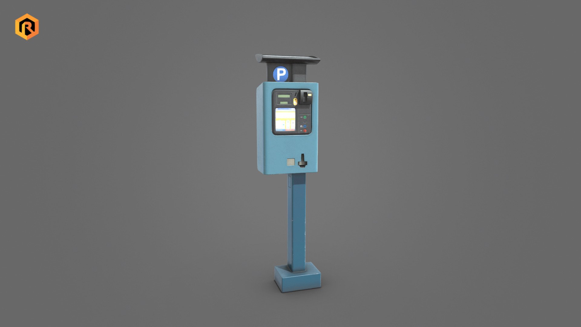 Parking Meter - Buy Royalty Free 3D model by Rescue3D Assets (@rescue3d ...