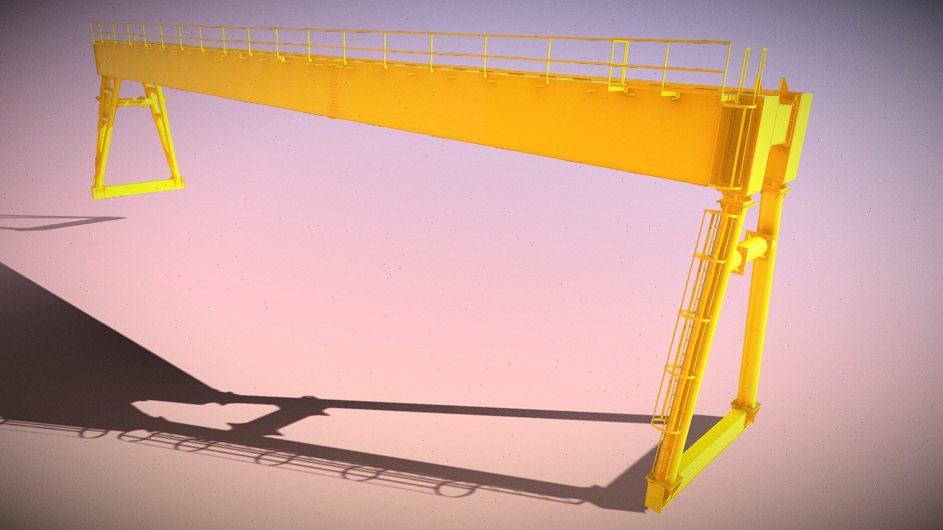 20T GANTRY CRANE - 3D model by proleed [8537093] - Sketchfab