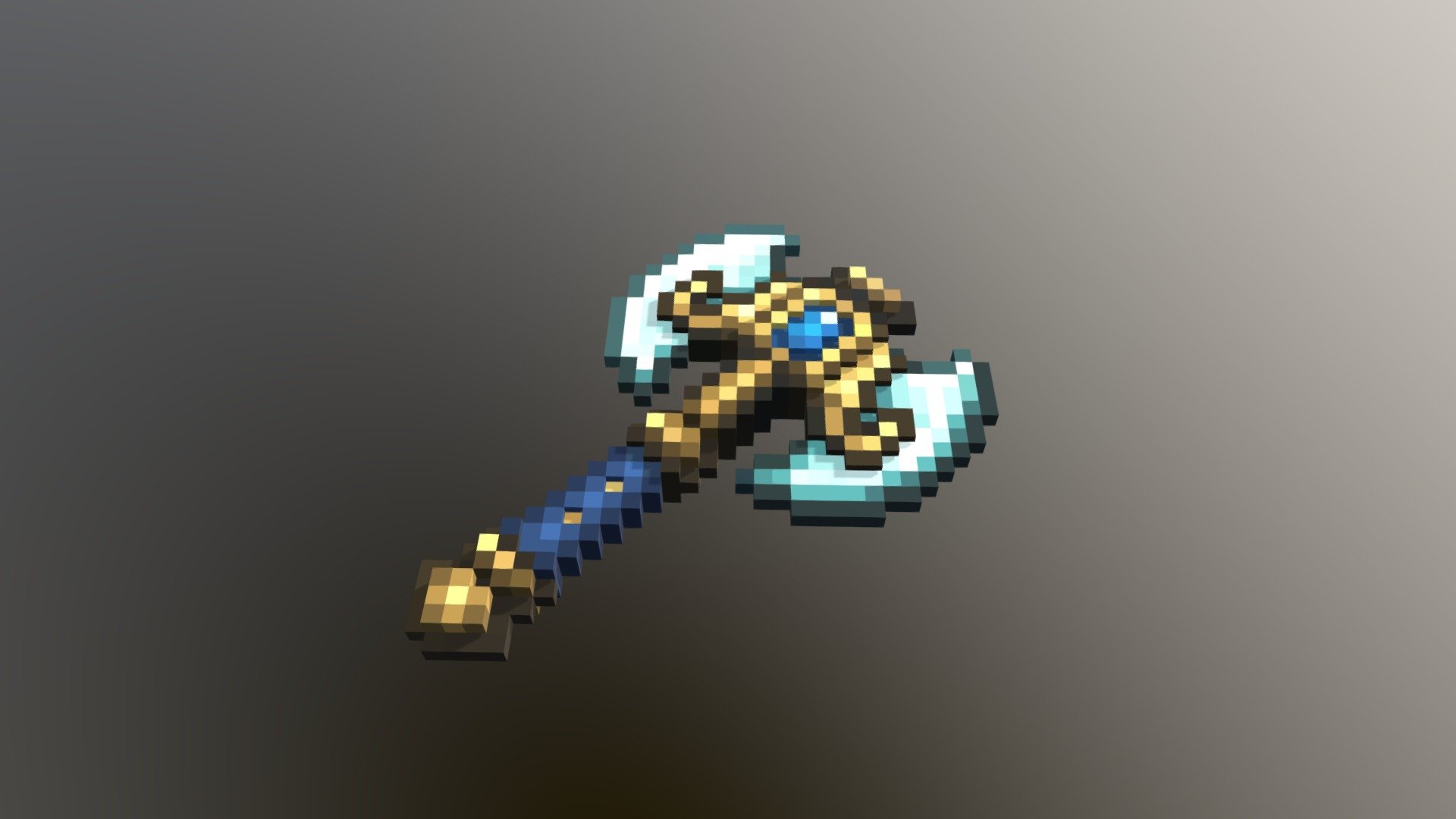 Diamond Axe - High - 3D model by dokustash [8537c12] - Sketchfab