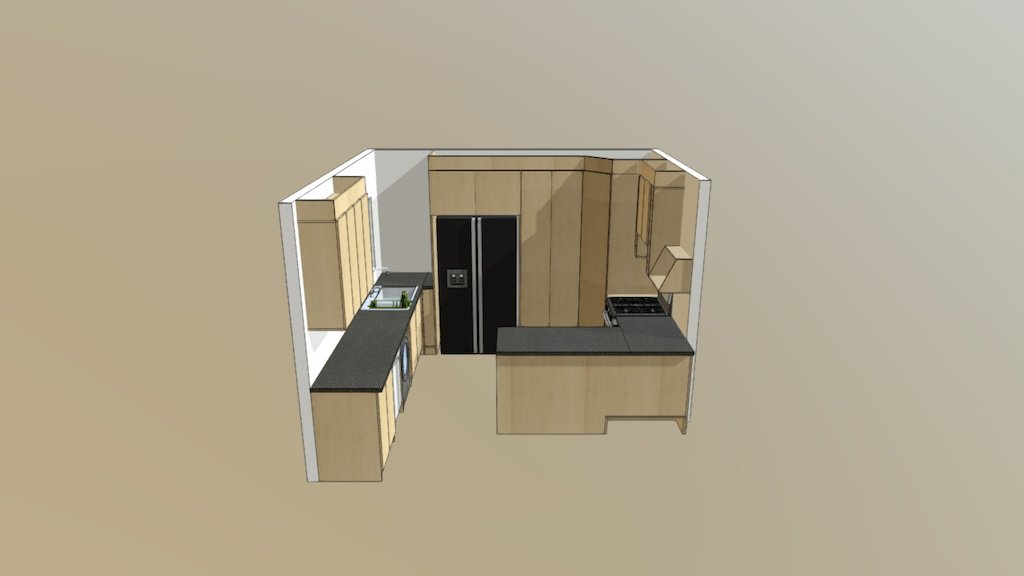 Kitchen 02-08-2017 - 3D model by Has Been Office Furniture (@hasbeen ...