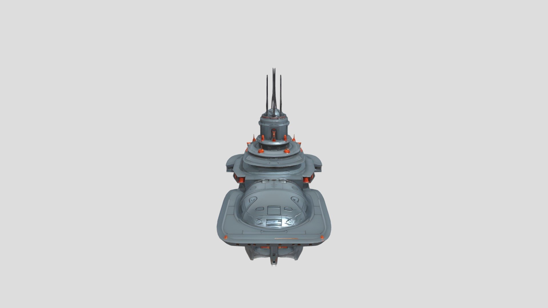 futuristic spaceship with complex design - 3D model by Humaiun.Kabir1 ...