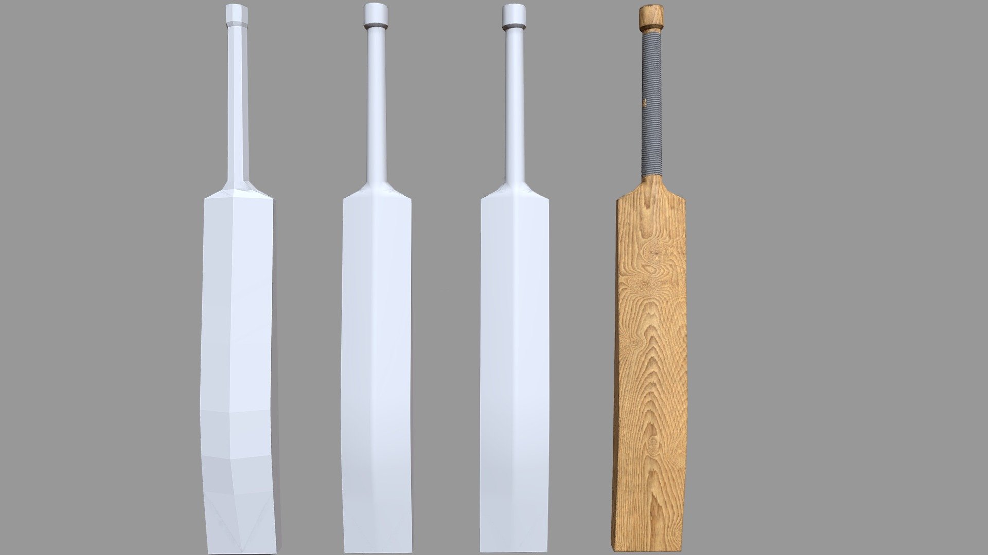 Cricket Bat Start To Finish - Download Free 3D model by Luke Luxmoore ...