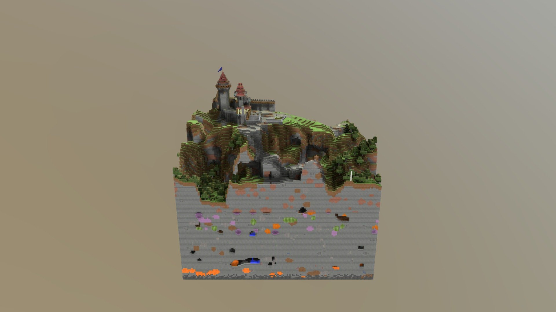 Castle (bugged cause of Mods) - 3D model by AdmiralPlackbar [853c9fd ...