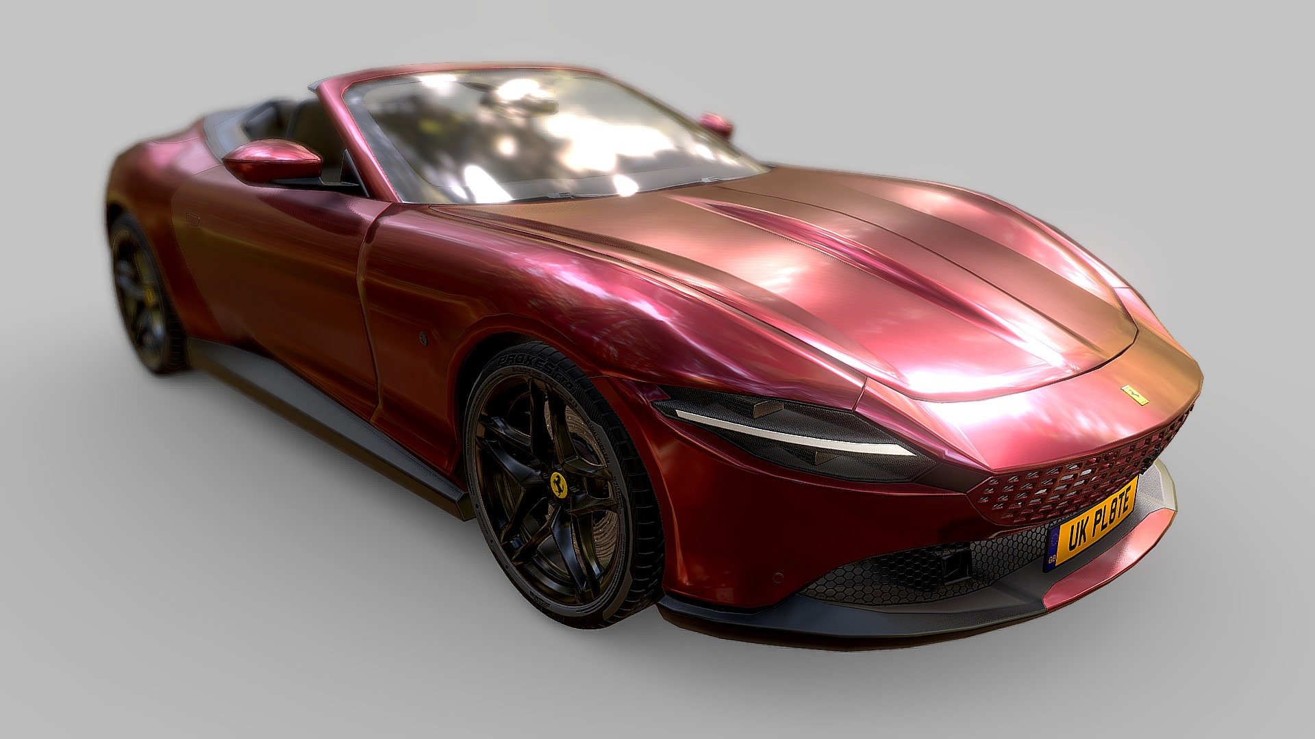 FERRARI ROMA SPIDER - Download Free 3D model by BALCAT [853d4ae ...