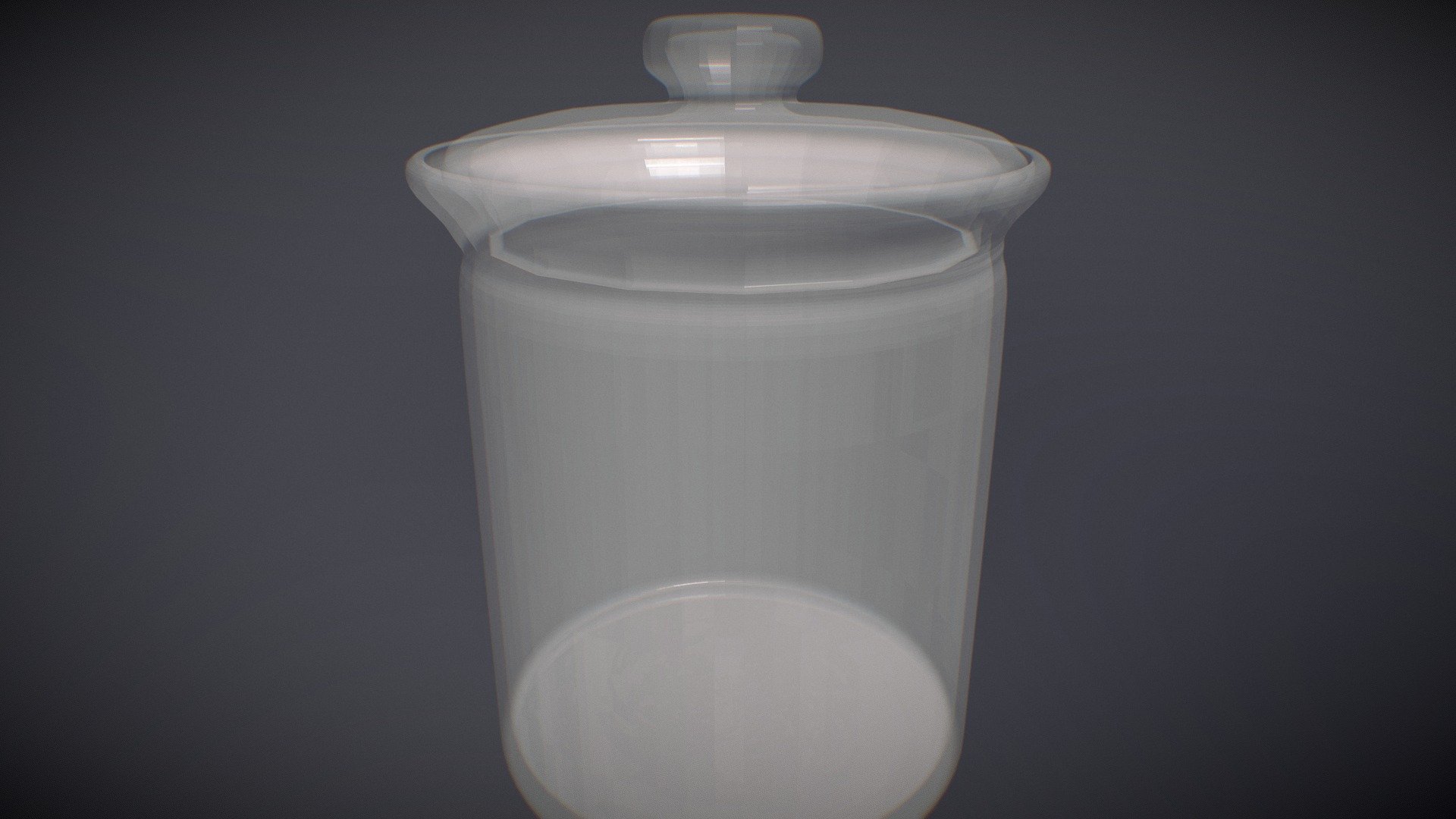 Glass Jar Transparent_PBR - 3D model by Li.Wenzhao [853dfc3] - Sketchfab