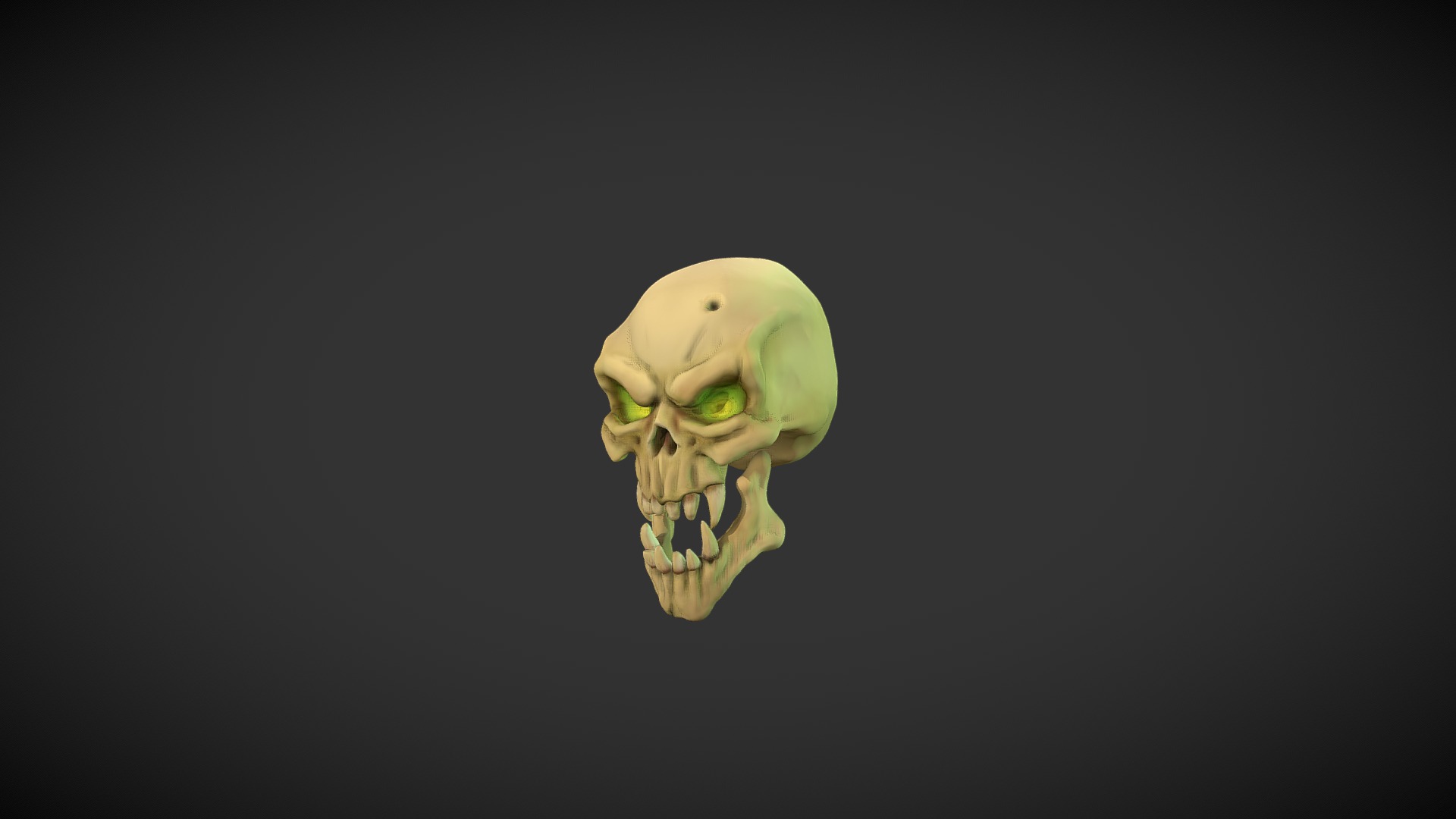 Skeleton Head WIP - 3D model by Popcorn (@alakfrost) [854435d] - Sketchfab