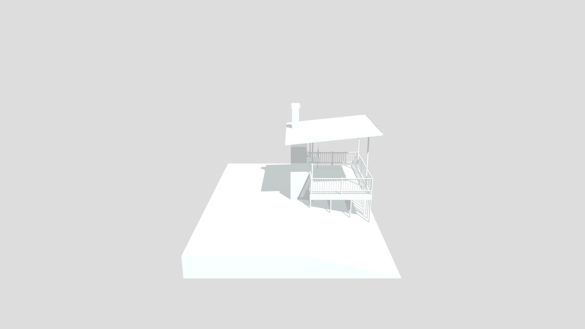 Deck_Pergola_Balustrade_Entertainment - 3D model by mario_method ...