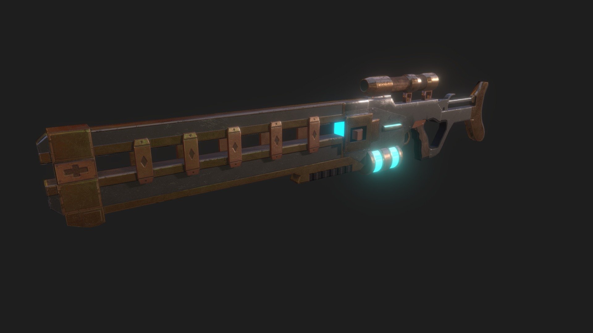RailGun - 3D model by sinfulldestiny [8546892] - Sketchfab
