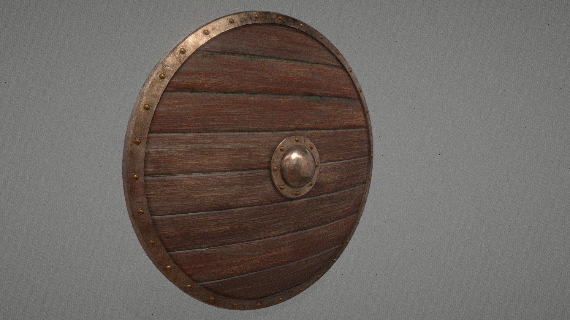 Simple Wooden Parma Shield [fbx] - 3D model by DnL (@Dienel) [8547e54 ...