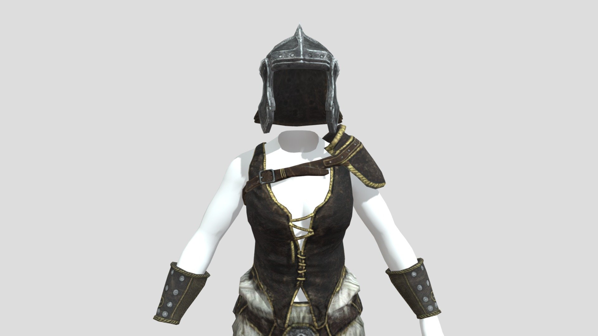 TESB Hide Armor (Female) - Download Free 3D model by OrangeSauceu ...
