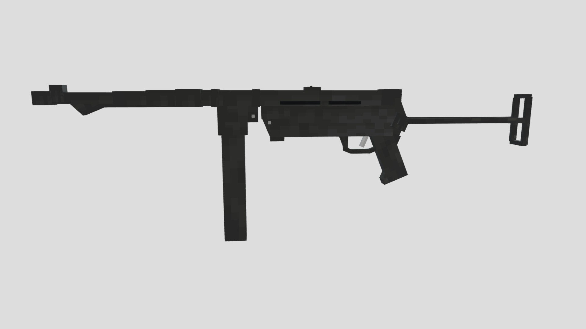 Minecraft Mp40 - 3D model by BartekBW (@rojdanbw) [854991c] - Sketchfab