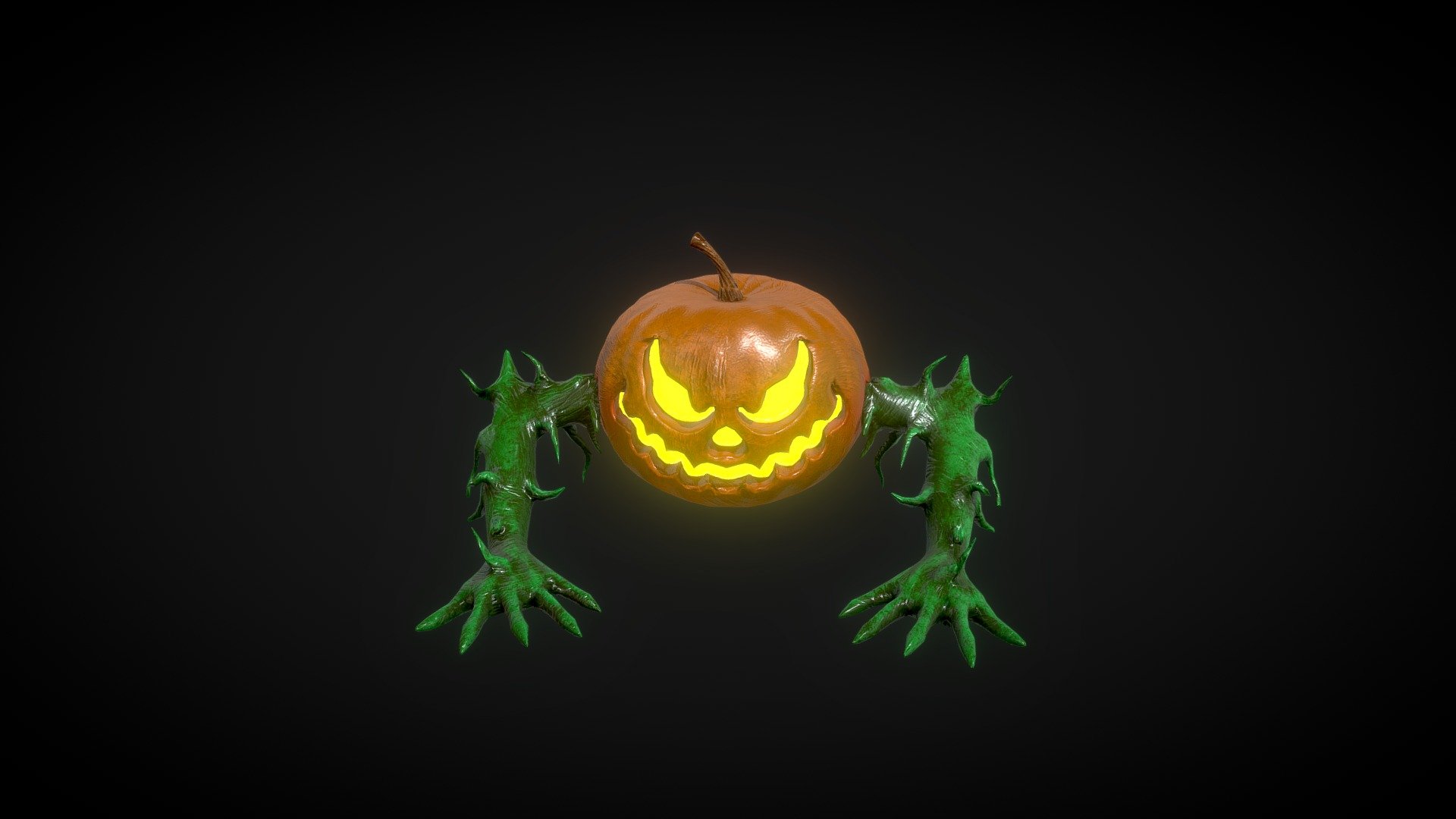 Halloween pumpkin Head (Vol 5) - 3D model by Charles Smith (Blitz ...