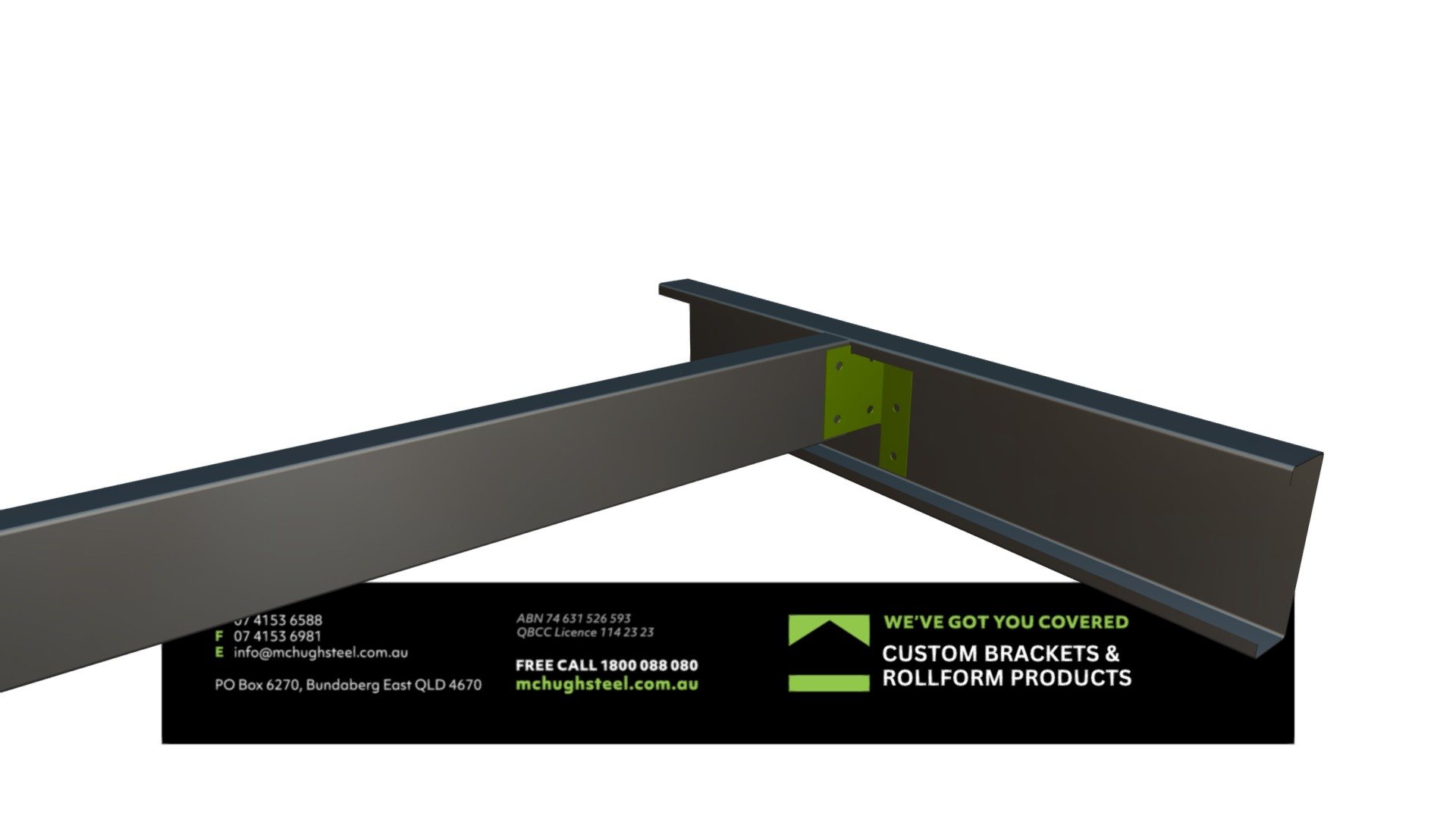 PGB300-200 Purlin Girt Bracket 300 to 200 - 3D model by mchughsteel ...