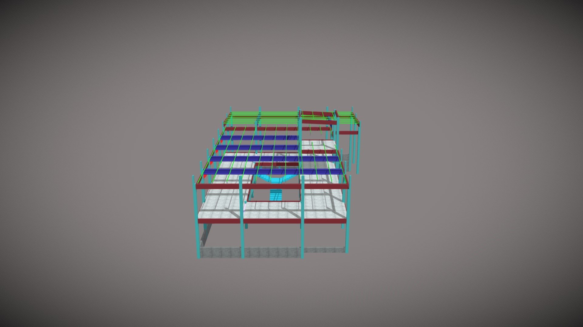 Sandro Zastrow - Ed. Comercial - SEM LAJE FORRO - 3D model by engemarko01 [854d67e] - Sketchfab